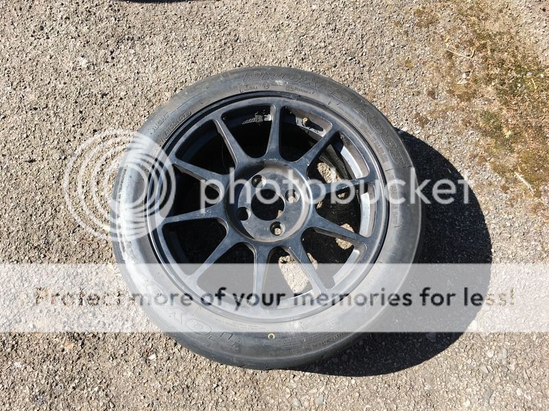 16" Matt Black Rota R Spec inc. 195/50/16 R888's | MiniTorque.com