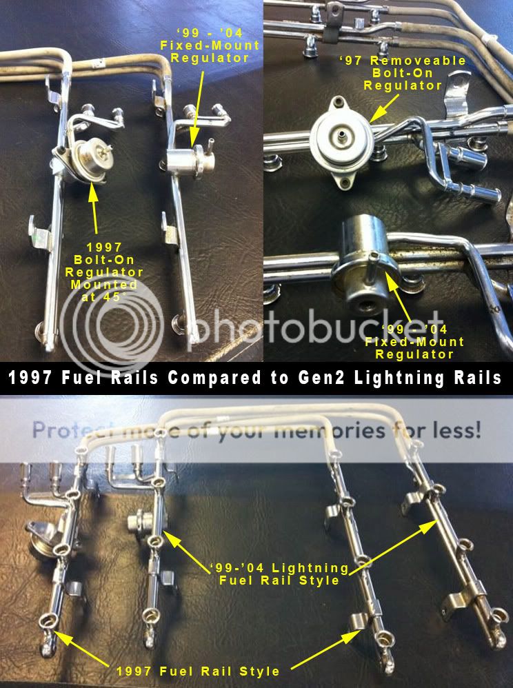 Installed 97 rails and Adjustable regulator | Lightning Rodder