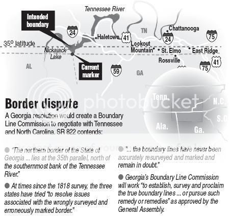 New Tennessee - Georgia border - Tennessee - UrbanPlanet.org