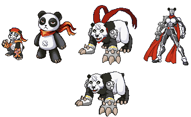 Pandamon evo line | With the Will // Digimon Forums