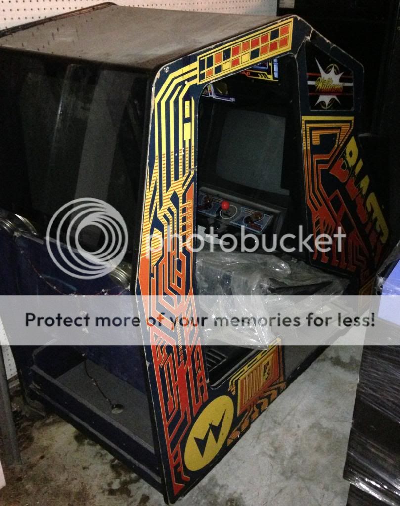 Williams Blaster in the wooden cabinet... If you own/owned one stop in ...