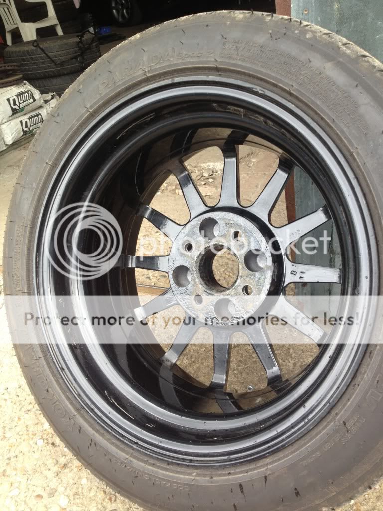 4x100 15x7 et13 mim's wheels with new 195 50 Yokohama Parada Spec 2 ...