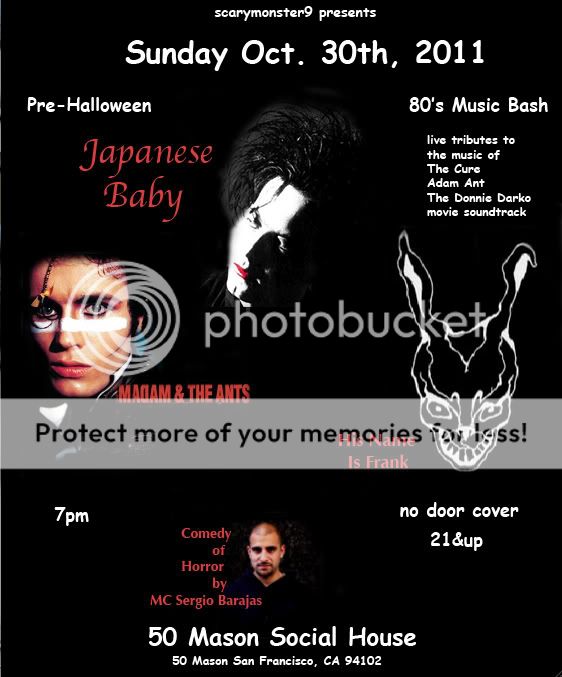 Japanese Baby - The details are in. 80's theme at 50 Mason...