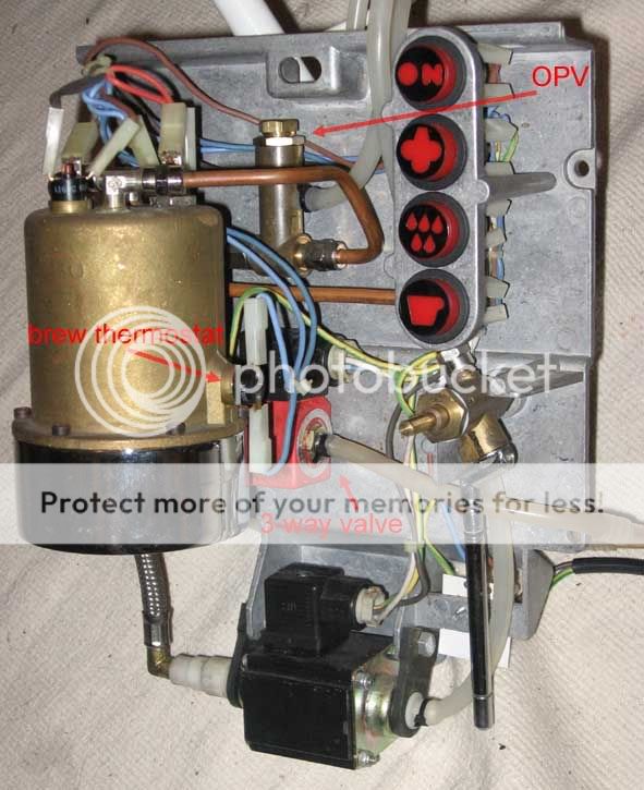 faema family - pumpe schlägt gegen gehäuse