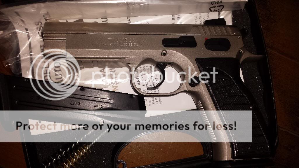 My first Tanfoglio - EAA Witness Full Size Wonder Steel 9mm