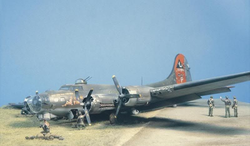 1/48 scale Revell B17-G Crash Landing Diorama | WW2Aircraft.net Forums