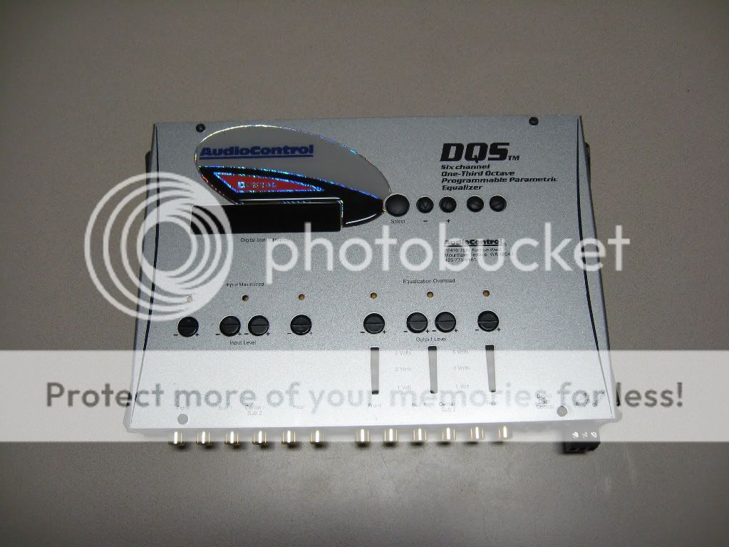 Used Audiocontrol DQS, 6-channel X 30-band Digital EQ. $150 ...