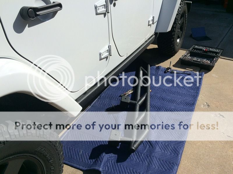 Barricade Rock Sliders - Installed Pics + Dimensions | Jeep Wrangler Forum