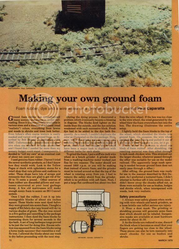 Ground Foam | ModelRailroadForums.com