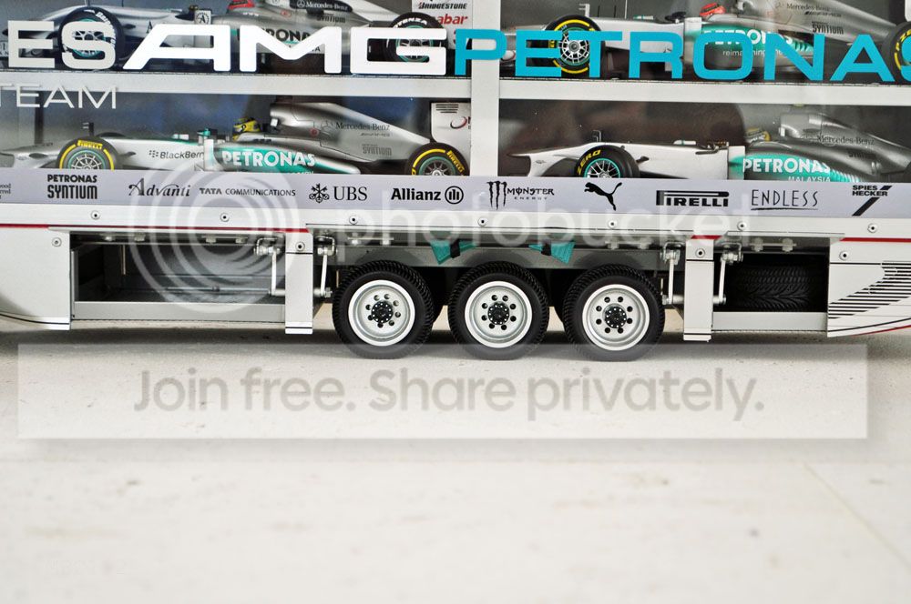 Mercedes Actros + F1AMG Petronas Trailer - Originale Modelle ...