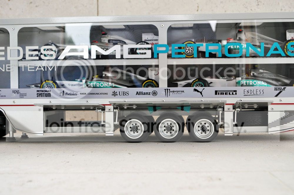 Mercedes Actros + F1AMG Petronas Trailer - Originale Modelle ...