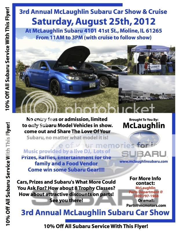 3rd Annual McLaughlin Subaru Meet/Show | Subaru Forester Owners Forum