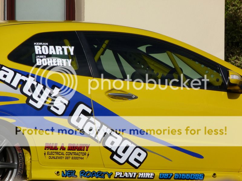 Yellow rally FN2 Roartys garage Donegal Ireland PICS! | 2006+ Honda ...
