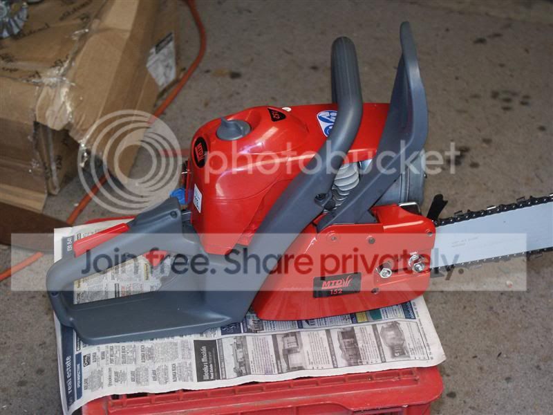 New MTD chainsaw | Arborist, Chainsaw & Tree Work Forum