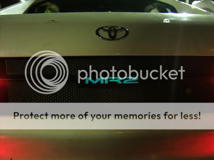 rear center trim "glowing" MR2 emblem ??? | MR2 Owners Club Forum